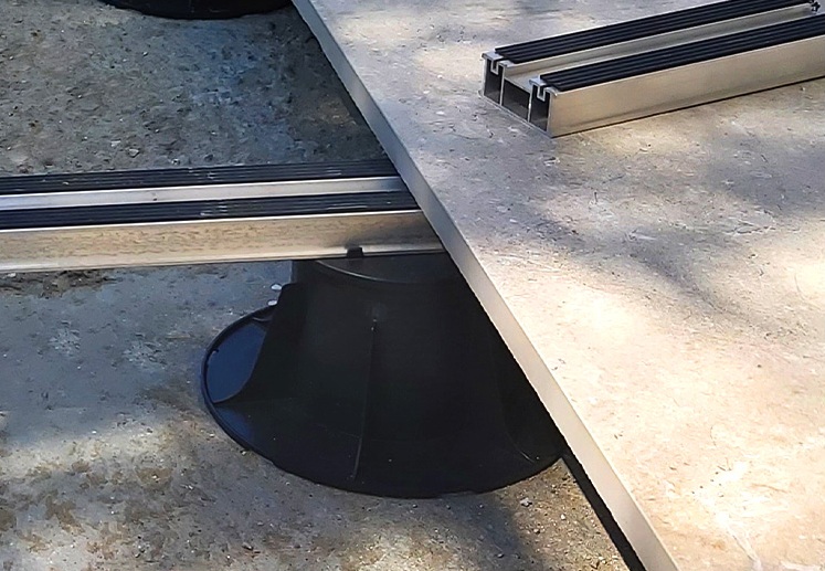 legar aluminiowy do desek kompozytowych oraz płyt tarasowych Dual ...